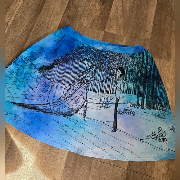 Blackmilk | Skirts | Blackmilk Corpse Bride Skirt Mini Tim Burton Jack ...